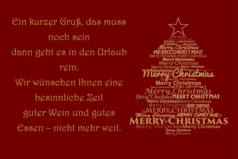 Weihnachtssprüche für den Chef